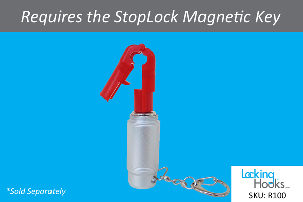 4.5mm Smaller Red StopLock for Thin Rod Hooks – LockingHooks.com